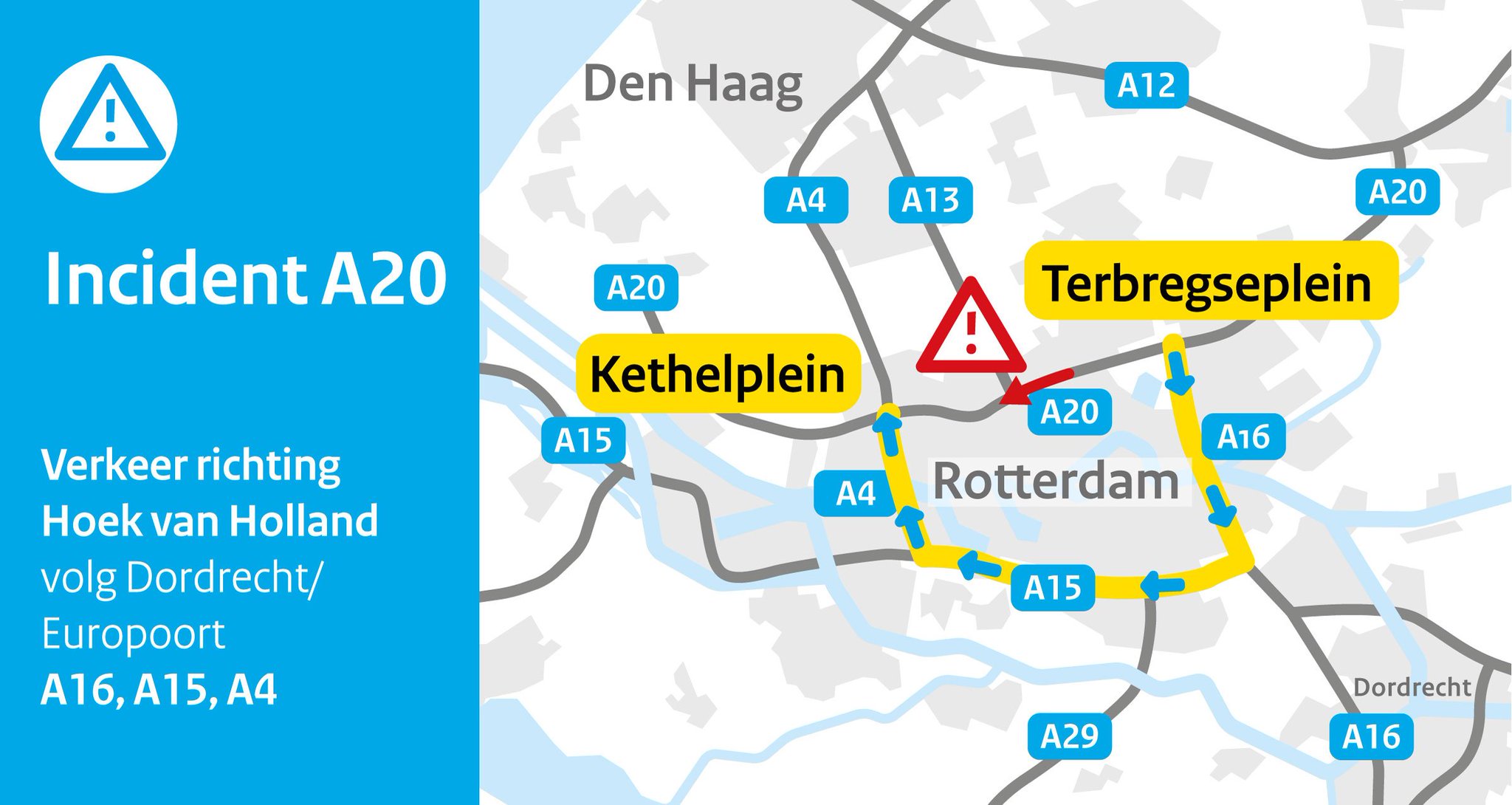 Rijkswaterstaat Verkeersinformatie on Twitter: "Naar verwachting zijn we nog een uur bezig op de ...