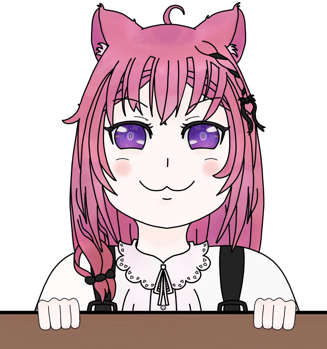 My most recent Mikeneko fan art. Took me over 6 days to make it, and it ...