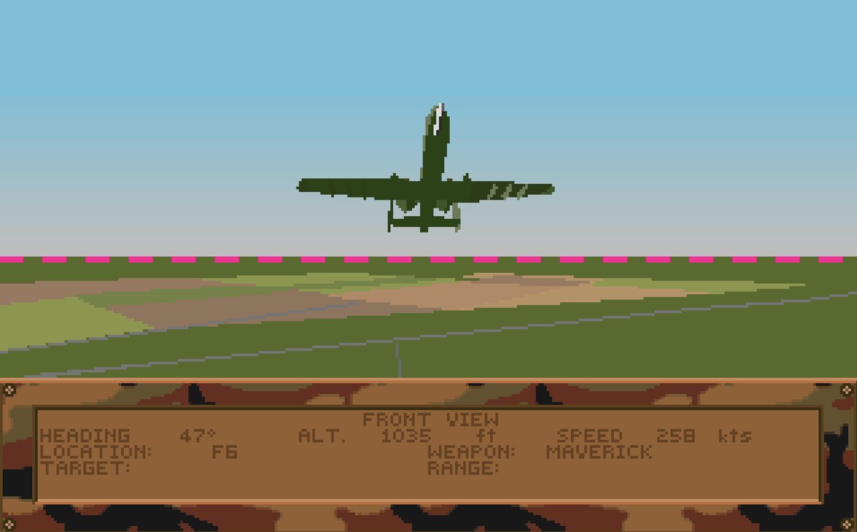 Gustavo Pezzi on Twitter: "There was something I never realized about Dynamix's #A10 Tank Killer ...