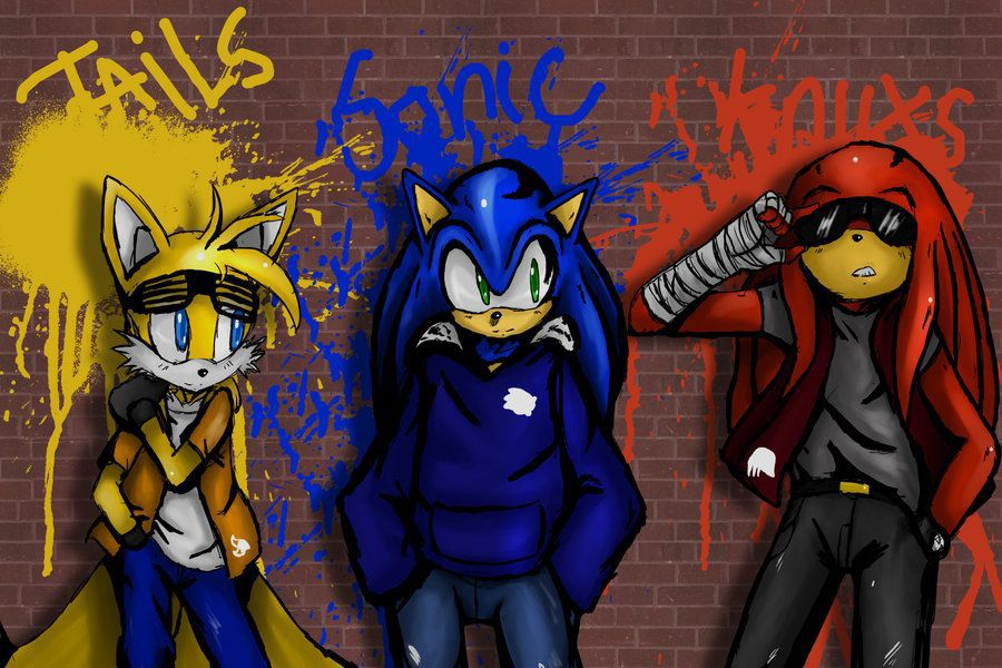 Gangster Sonic Drawings