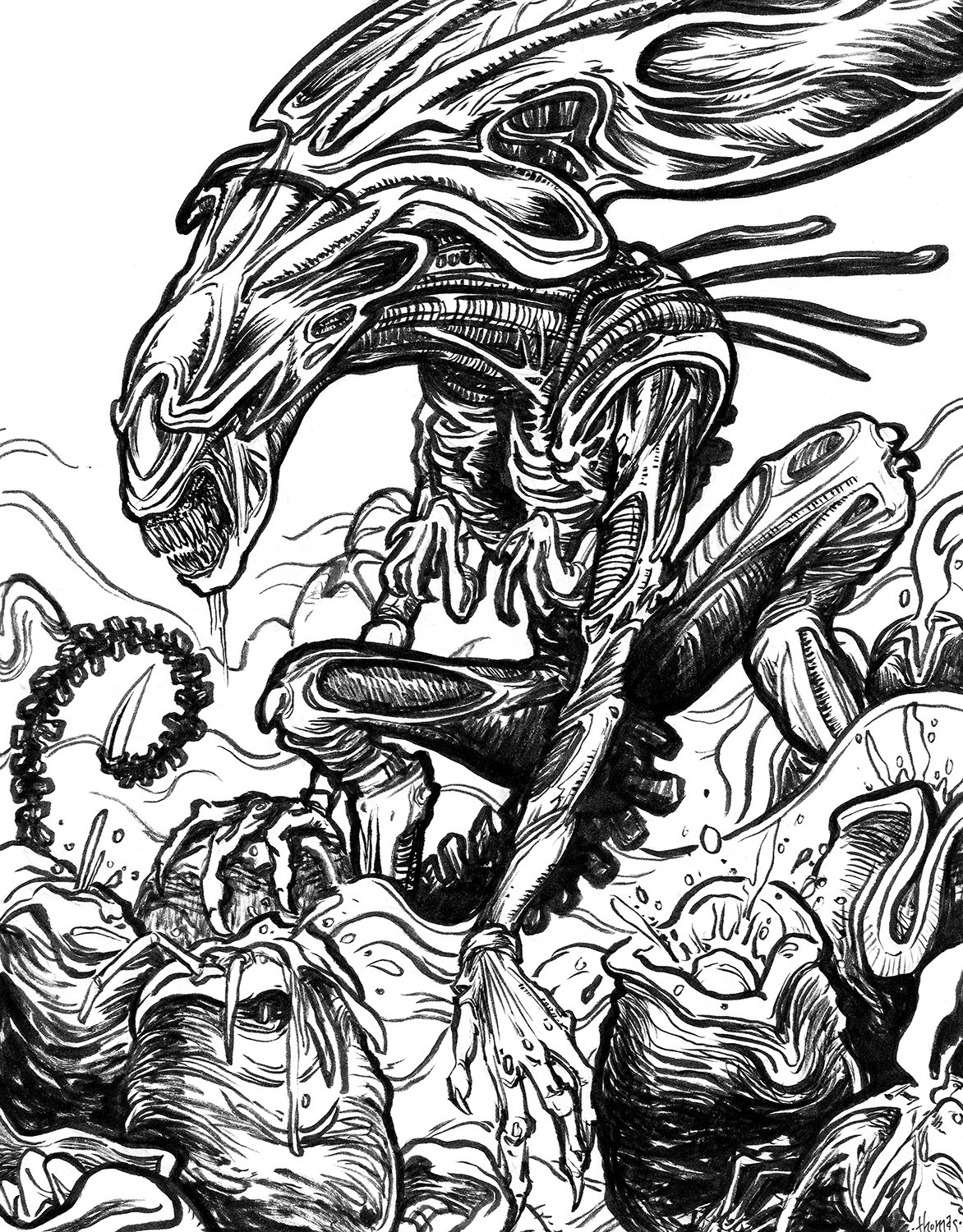 Alien Queen Coloring Pages 12 Fun And Creative Alien Coloring Pages