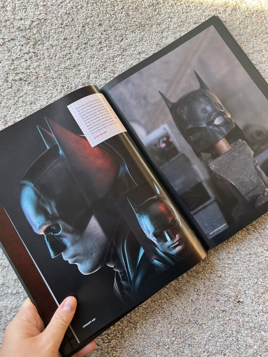 New samples of The Batman art book : r/DC_Cinematic