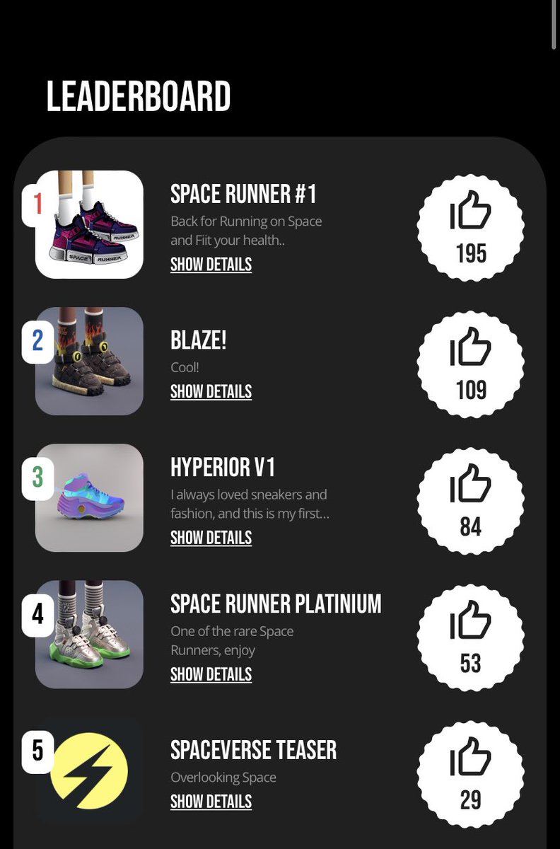 Space Runners 🎨 Design Space Leaderboard 👀 : r/SpaceRunners
