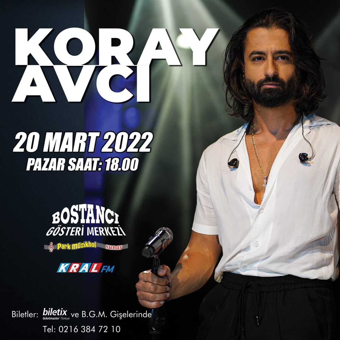 Koray AVCI on Twitter: "Bu akşam Bostancı Gösteri Merkezi ️👏 https://t.co/rdddEfCuEj" / Twitter