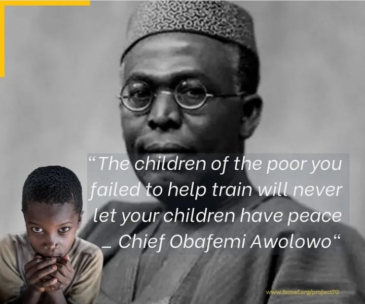 Obafemi Awolowo Famous Quotes