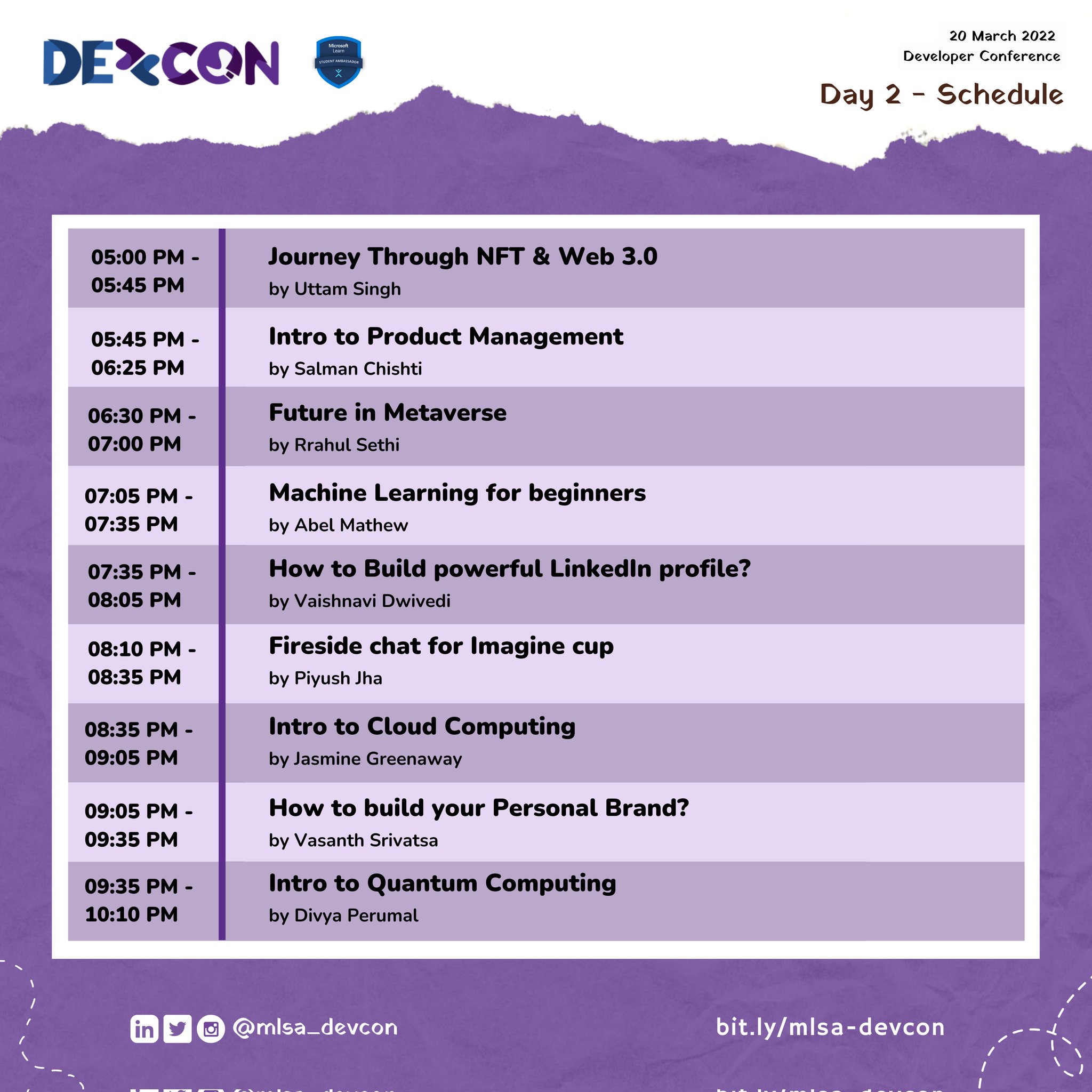 MLSA Developer Conference (@mlsa_devcon) / Twitter