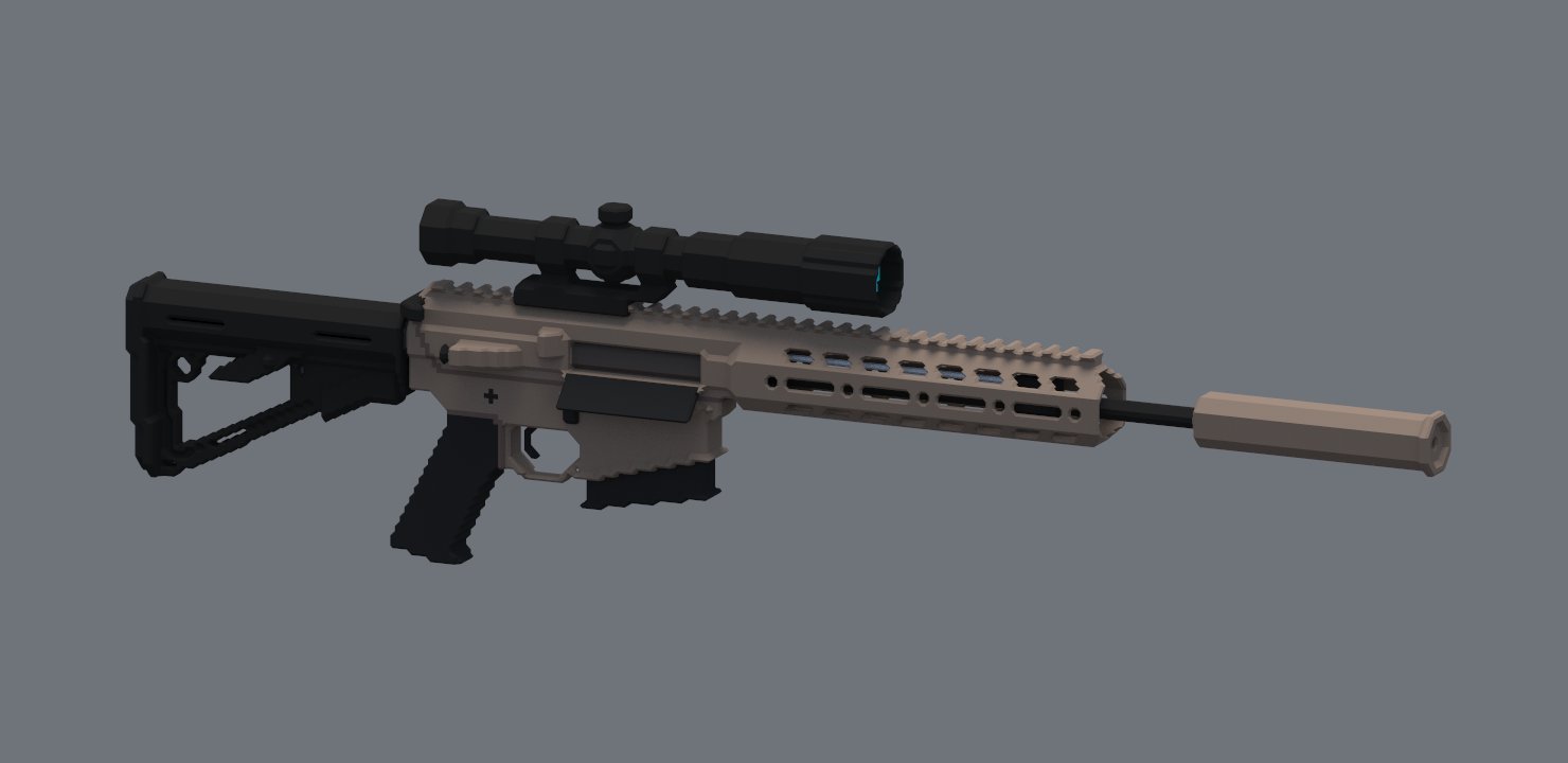 Homer on Twitter: "Sniper rifle - "Lytsar" Motivated from Zbroyar Z-10 / UAR-10. https://t.co ...