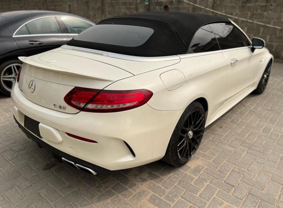 2022 White Mercedes C63 Amg