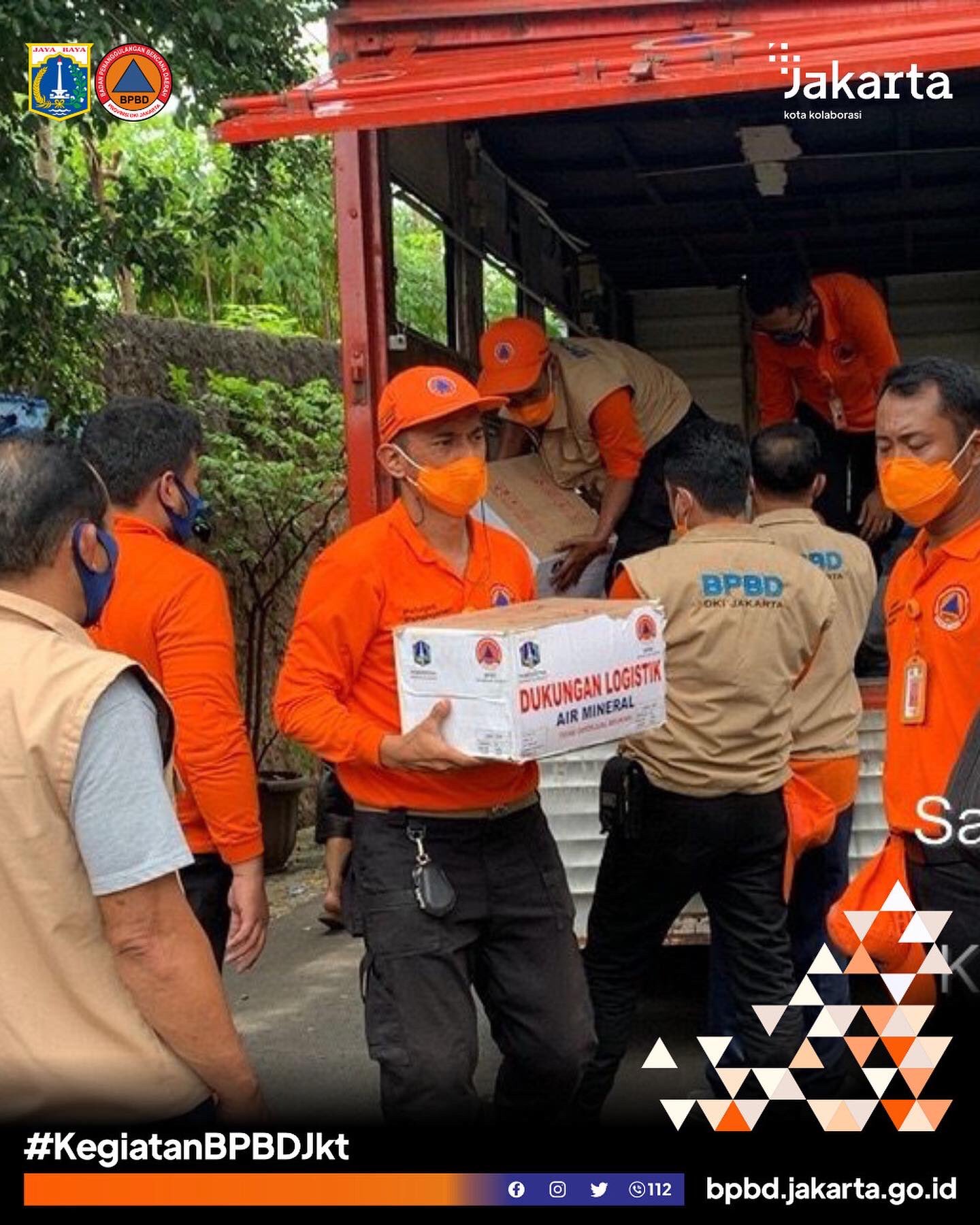BPBD DKI Jakarta on Twitter: "Sabtu (19/3) BPBD melakukan pendistribusian bantuan logistik untuk ...