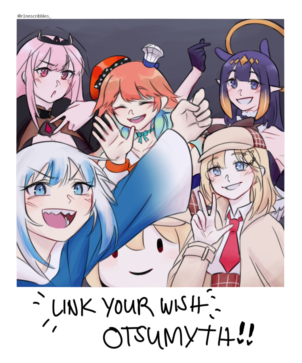 rinn🍂inactive‖🐔💀 on Twitter: "OTSUMYTH 🧡💛💙💜 #callillust #ArtsOfAshes #inART #gawrt #ameliaRT # ...