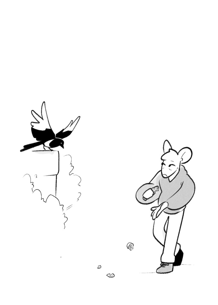 「OMEN, a real life encounter 4/5 」Screaming Rat 🐭の漫画