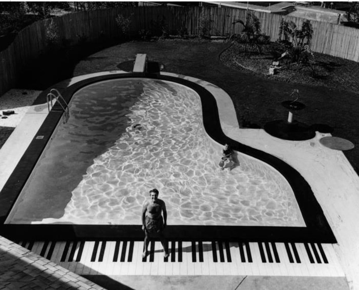 Liberace Piano Pool