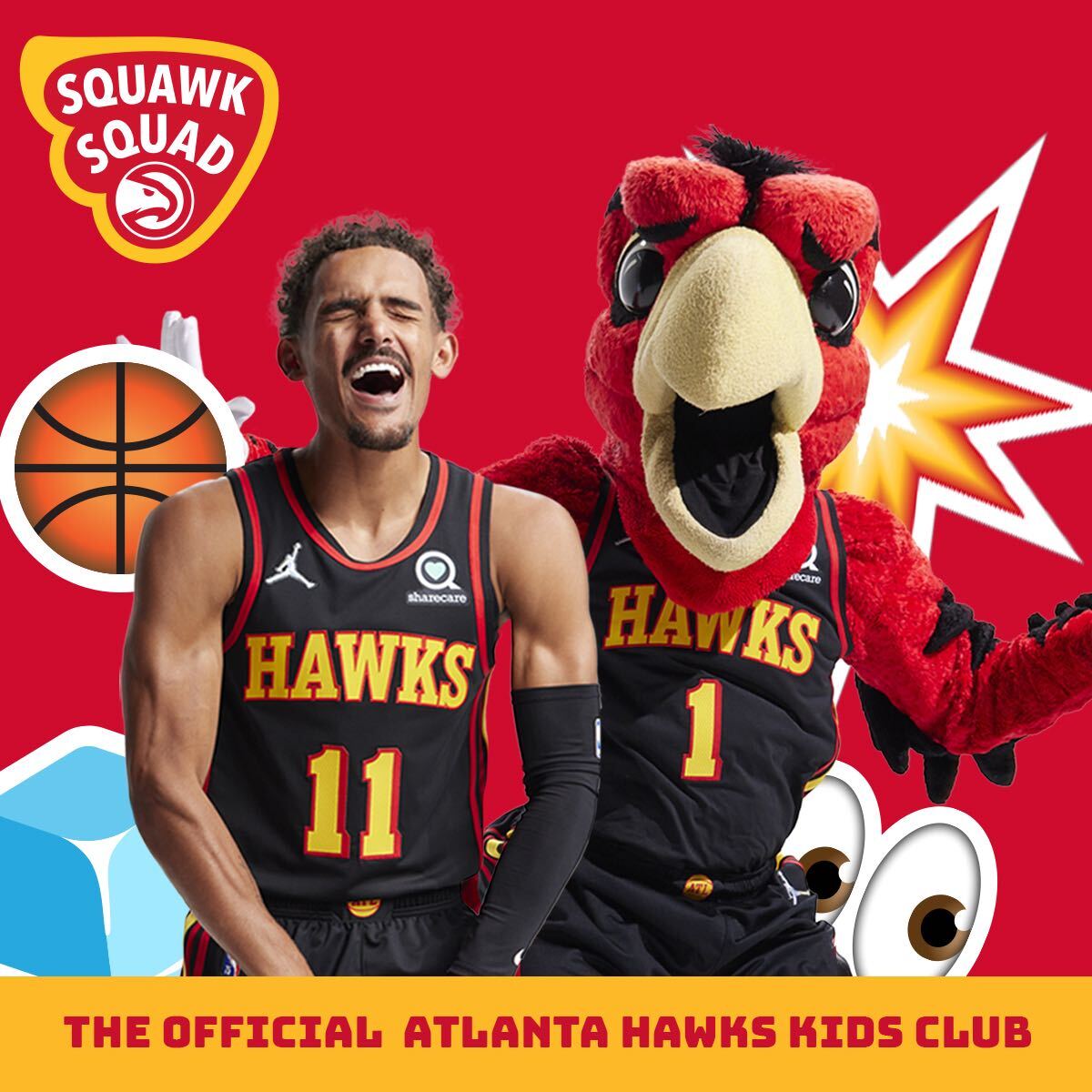 Atlanta Hawks on Twitter: "Sign your little one up for Squawk Squad 💥 Members will receive Hawks ...
