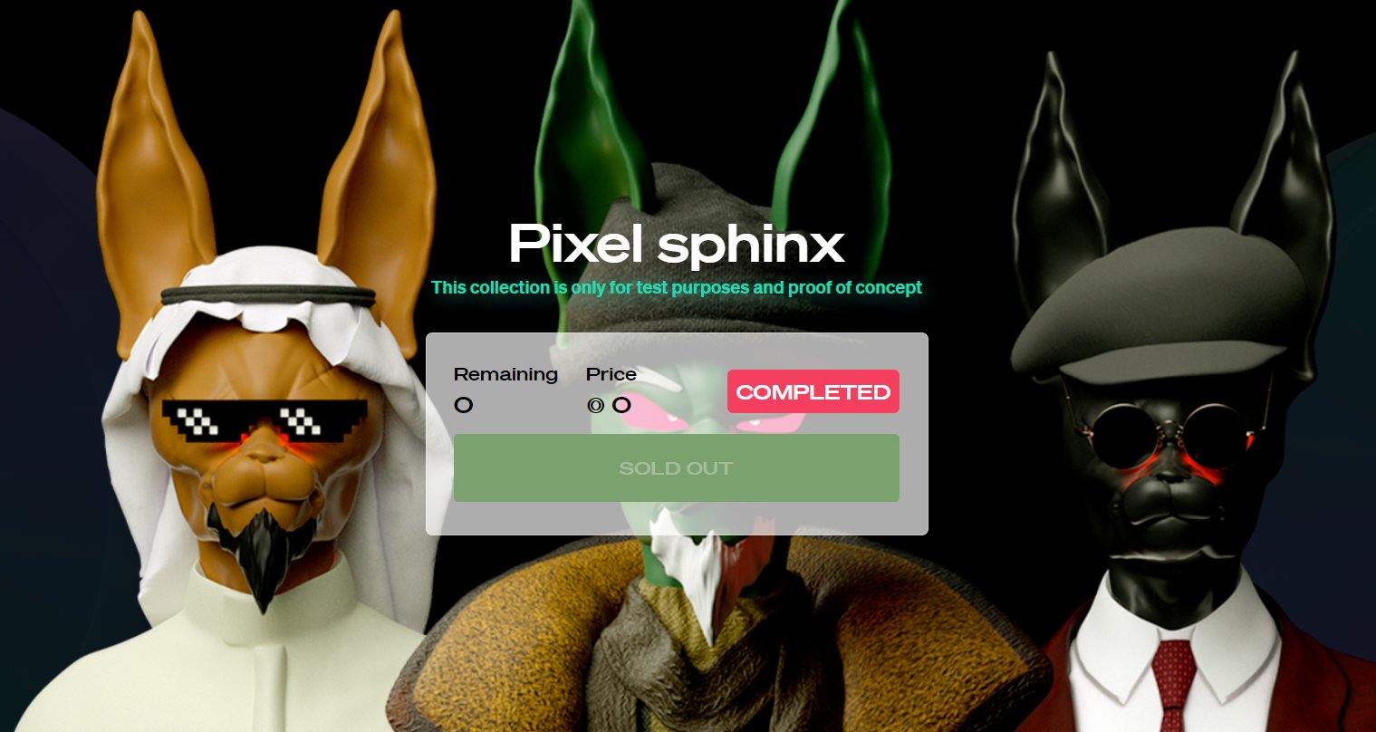 Sphinx Lab | MINT DATE: 25/03 | 1111 Supply on Twitter: "Pixel Sphinx SOLD OUT!!🥳 Beta access of ...
