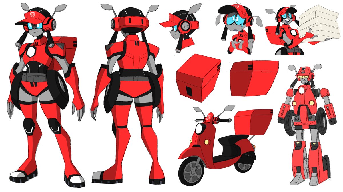 「Autobot Sisters, Rolls and Deepdish! 🍔 」|Jeetdohのイラスト