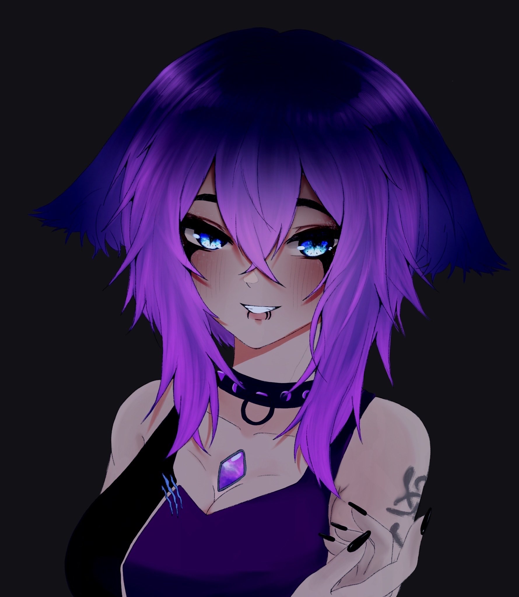 Nitsaa On Twitter Another Commission Featuring A God Fall Avi From Vrchat Godfall Animeart
