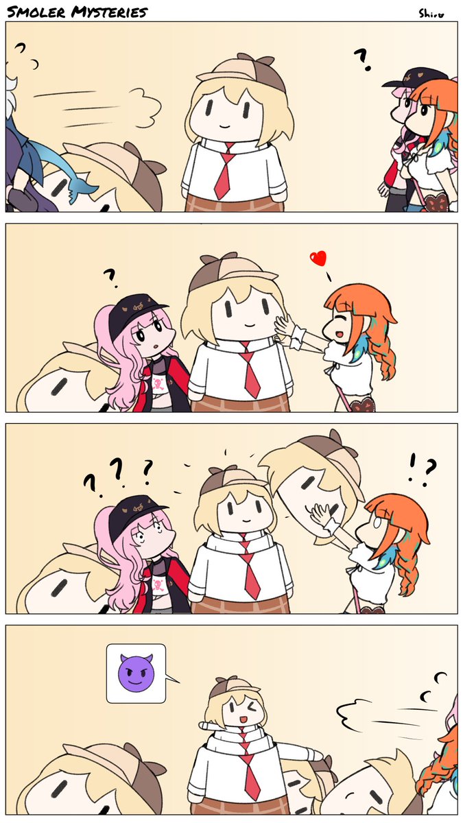 「inside Smol Ame (2/2) #ameliaRT #ArtsOfAshes #callillust 」ShiroOの漫画