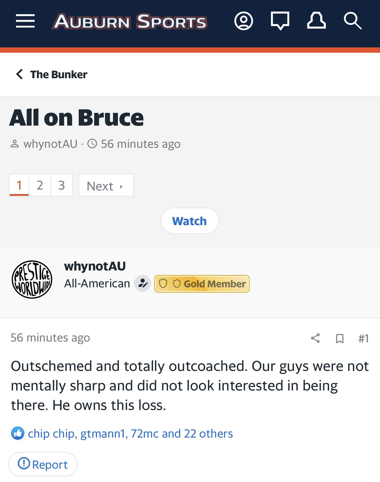 Message Board Geniuses on Twitter: "#Auburn meltdown. #WarEagle https://t.co/0HiqxjR8yd" / Twitter