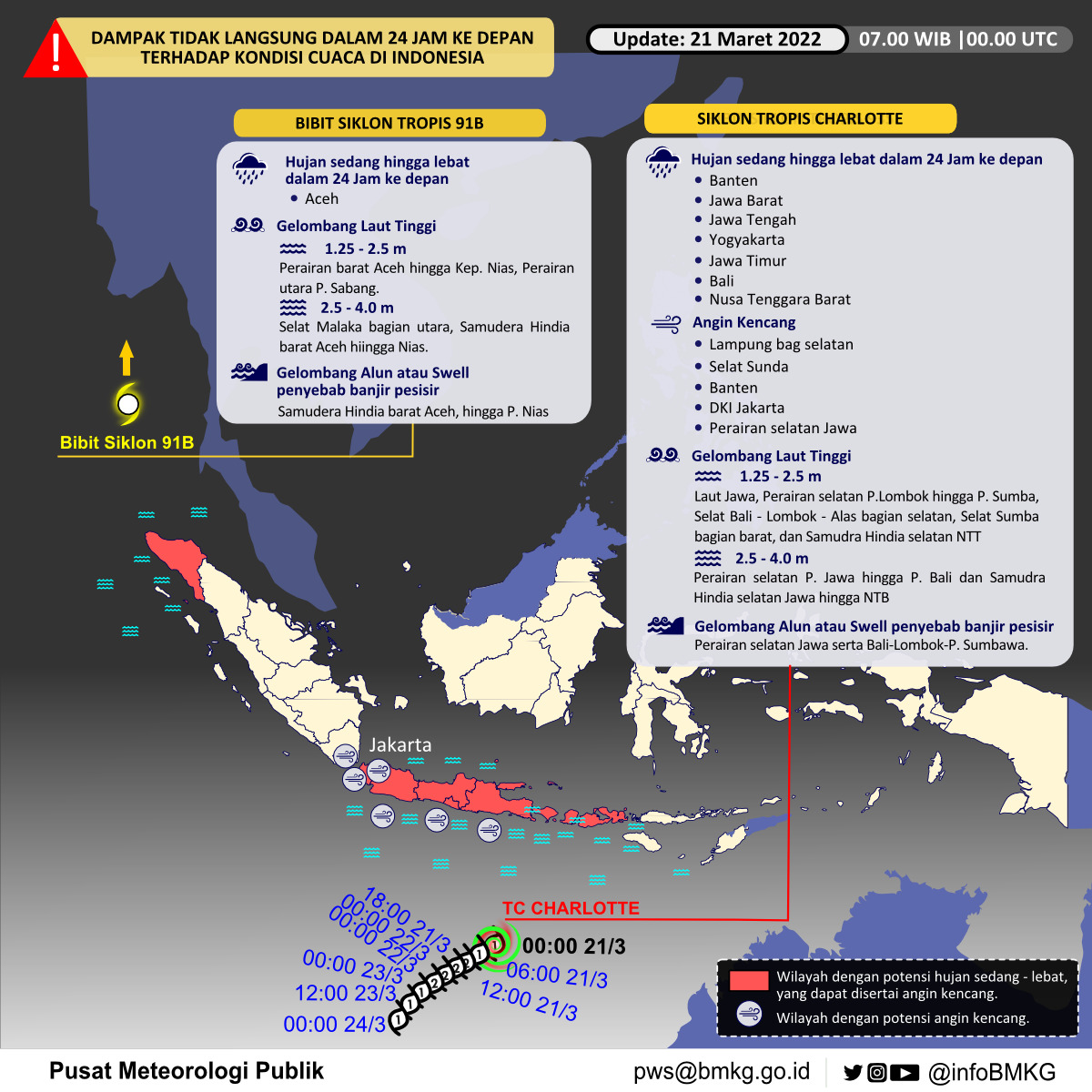 BMKG on Twitter: "Halo Sobat BMKG, Berikut update infografis perkembangan Siklon Tropis ...
