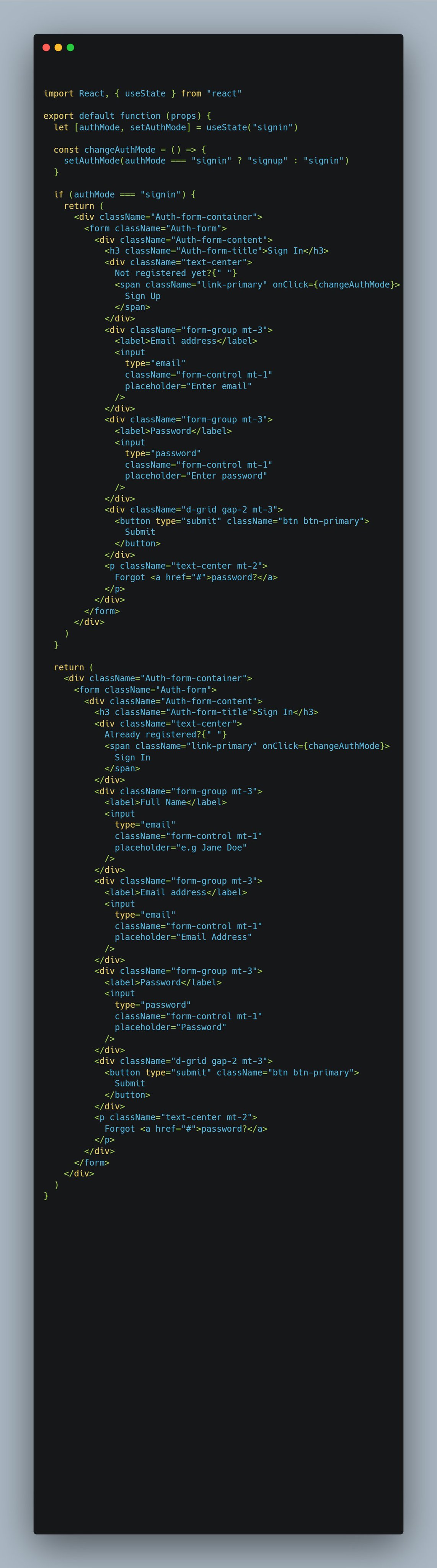 SuperTokens on Twitter: "How to Create a Login Screen Using React and Bootstrap. A Thread. https ...