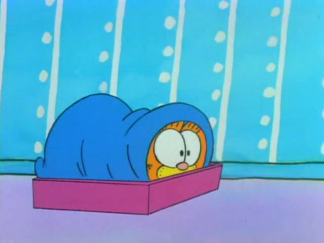 Garfield Sleeping Png