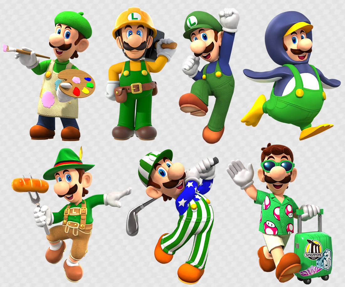 Evolution Of Luigi