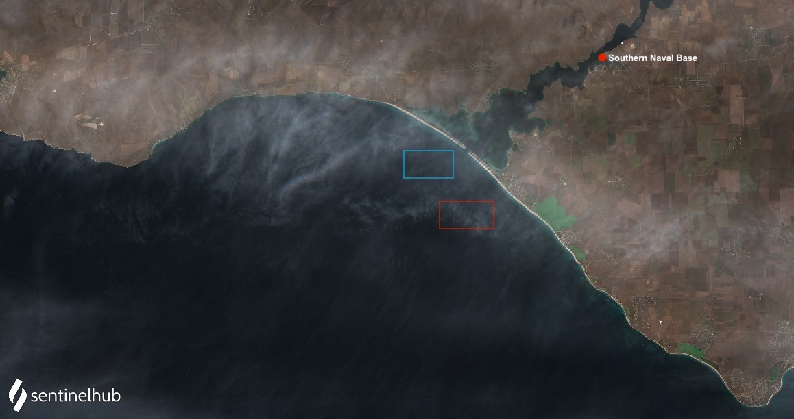 Brady Africk on Twitter: "Satellite imagery from yesterday shows that several ships are once ...