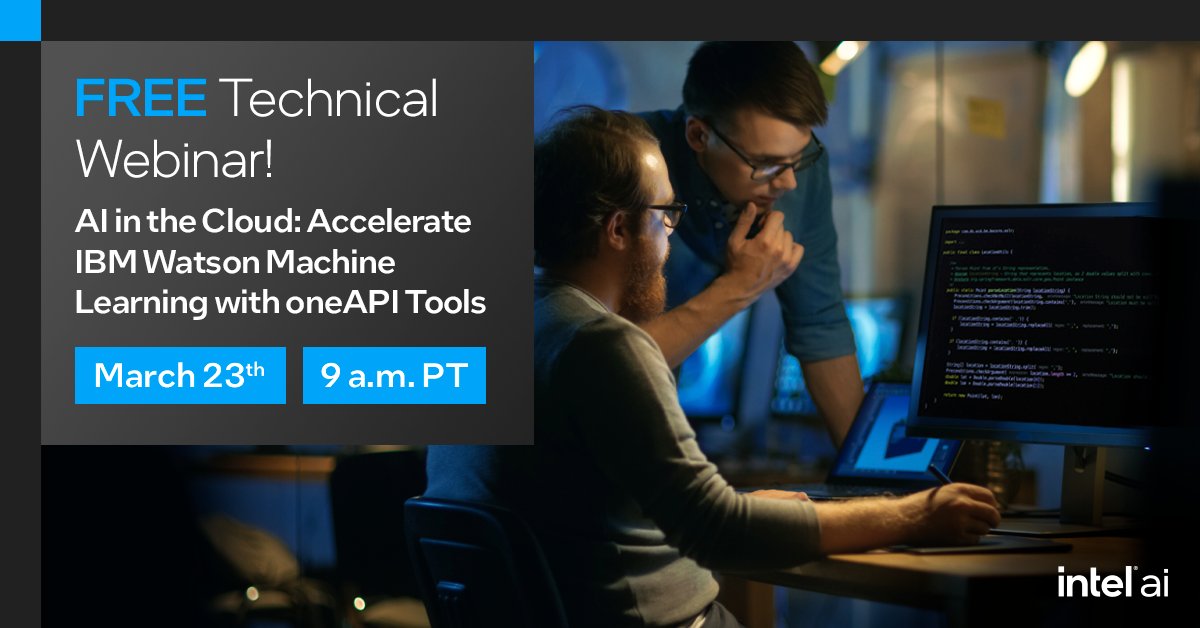 Intel Ai On Twitter Experience The Power Of Intel Oneapi Ai