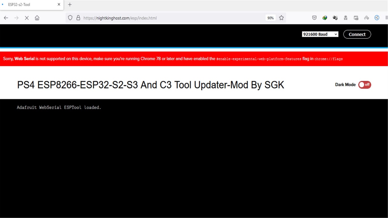 Salt On Twitter 👑 Ps4 Esp32 Esp32c3 Esp32s2 Esp32s3 And Esp8266 Tool Updater Mod By Sgk 2038