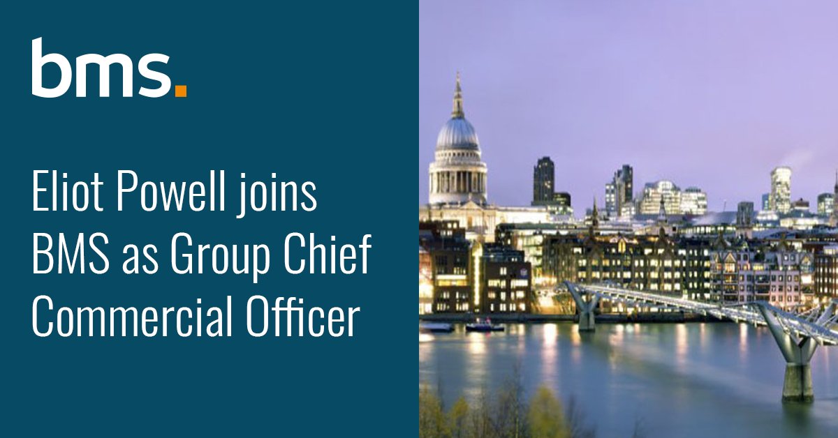 BMS Group على تويتر: "We are pleased to announce the appointment of Eliot Powell as Group Chief ...