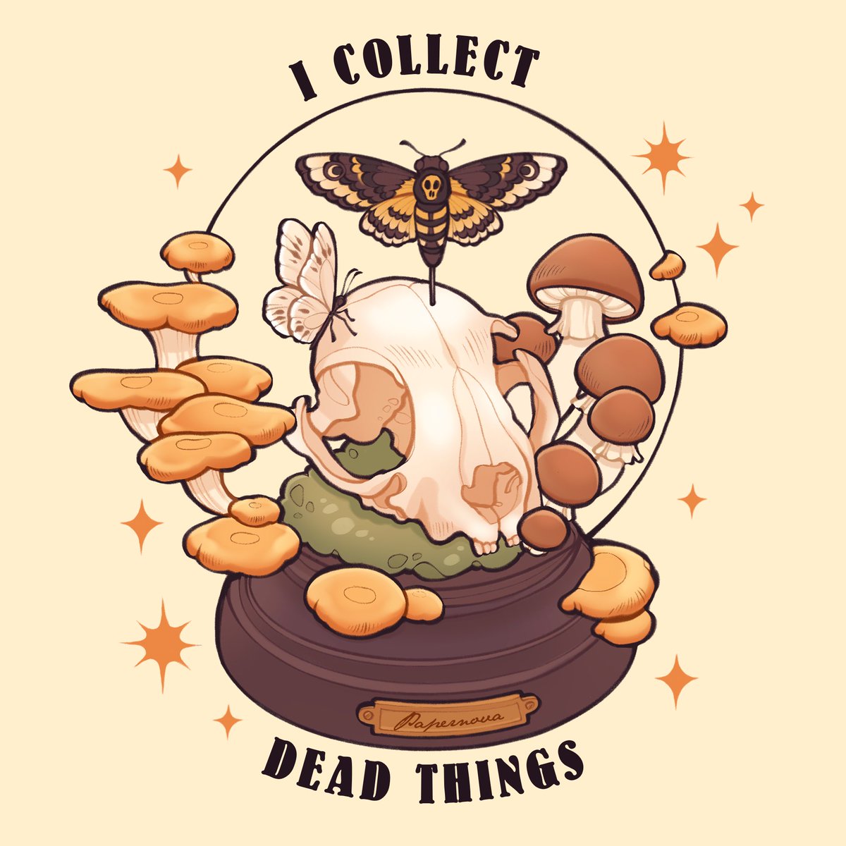 I collect dead things sticker design f」|💙sonia💙のイラスト