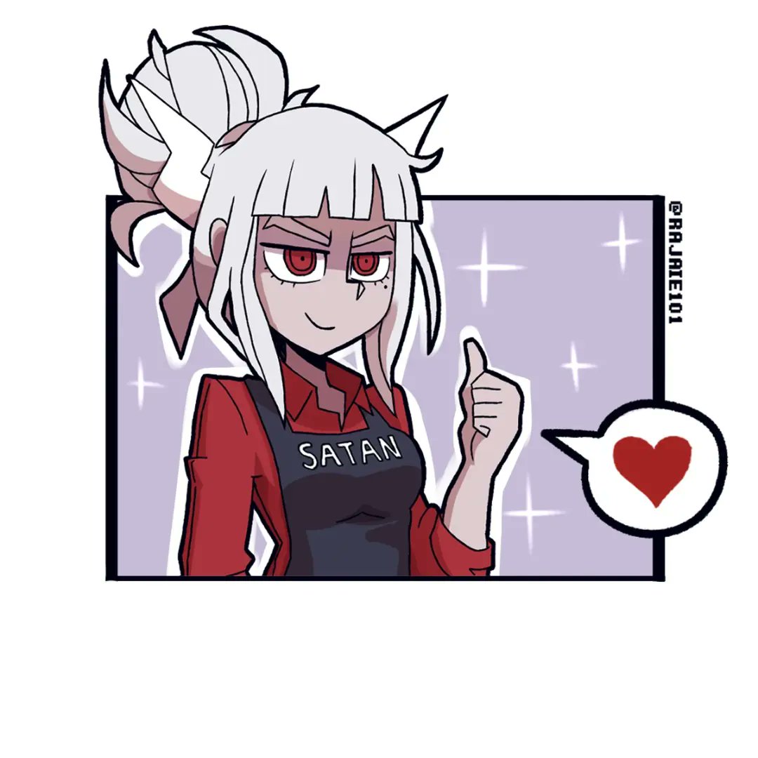 Rajaie1️⃣0️⃣1️⃣ on Twitter: "(3/3) #lucifer #Helltaker #fanart #Helltakerfanart https://t.co ...