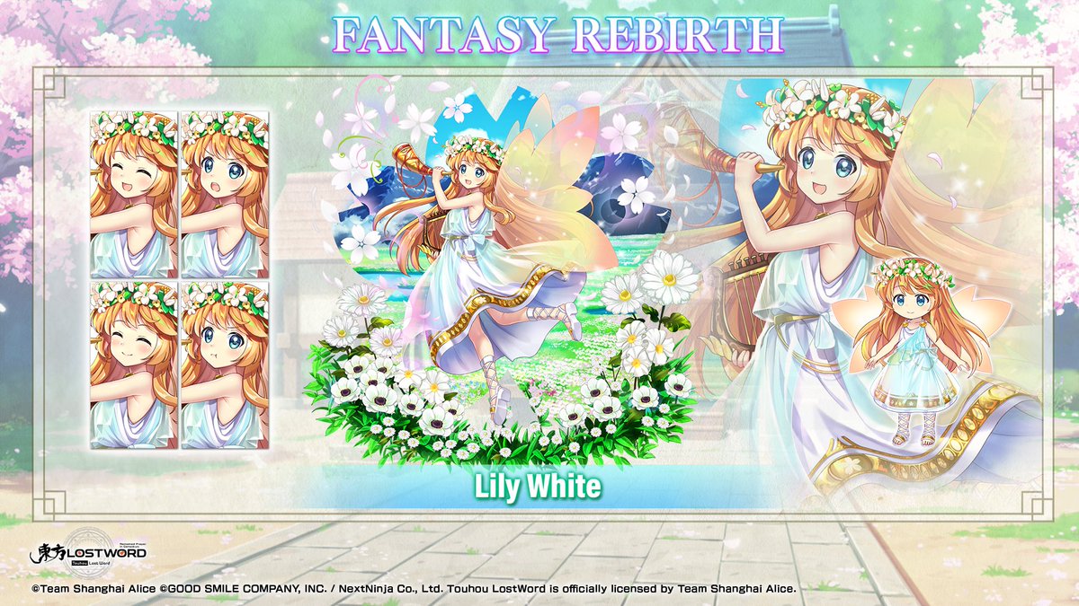 Touhou LostWord on Twitter: "Hi friends, Dev Letter Summary #9📢 Lily White's Fantasy Rebirth ...