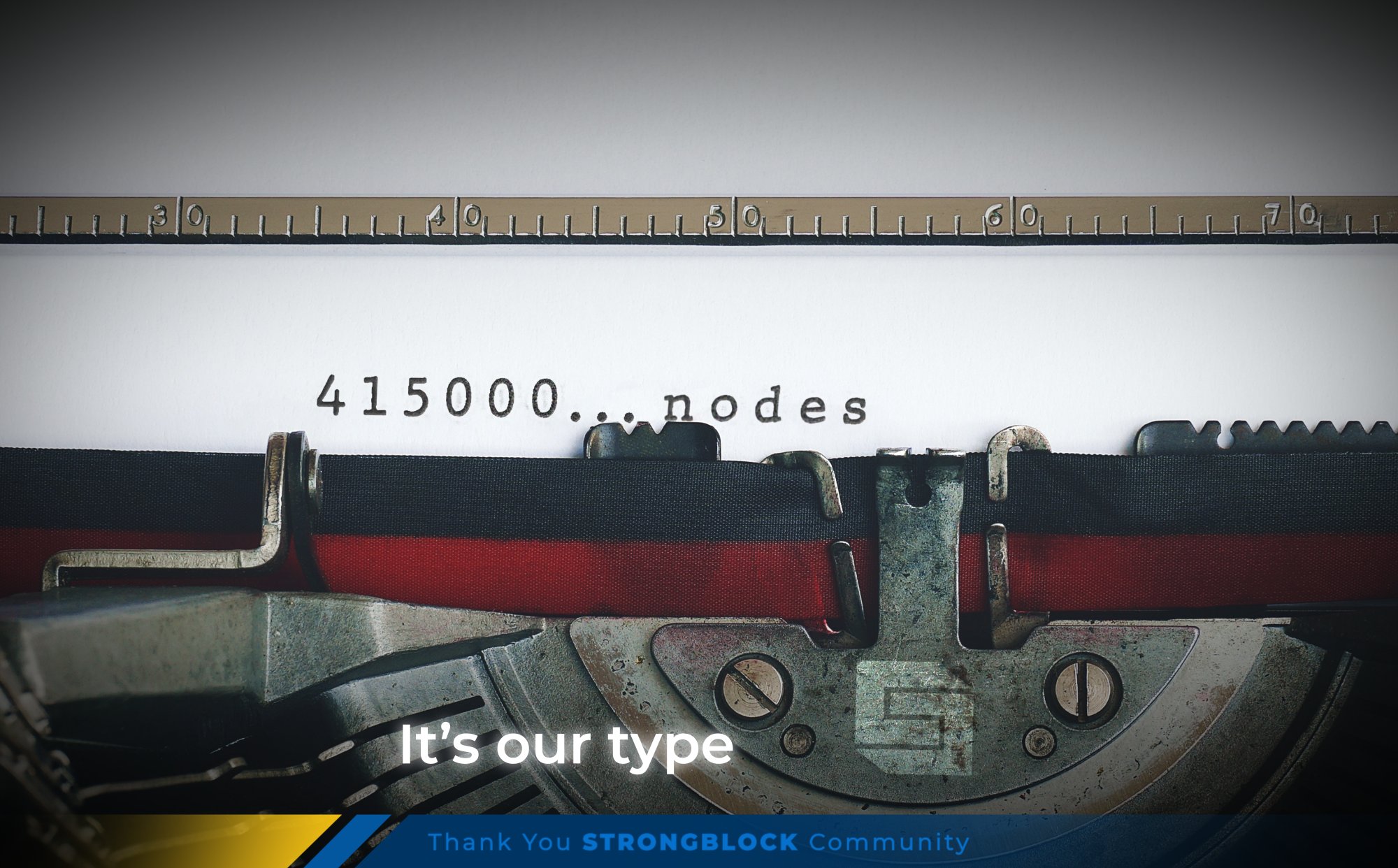 strongblock.io on Twitter: "The #NodeArmy has created up 415k $STRONG nodes 🎉 It's our type ⌨️ ...