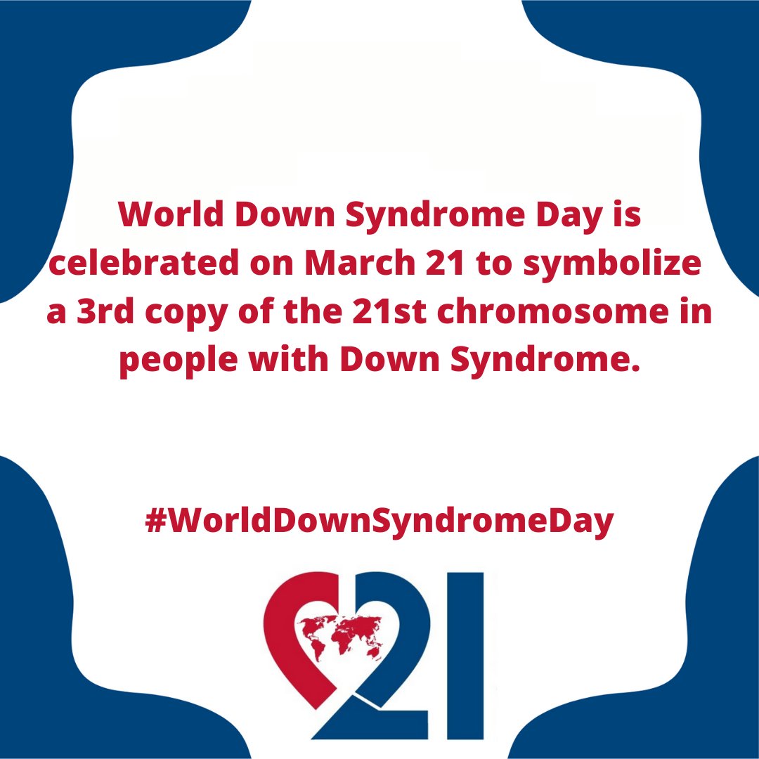 Maryland Department of Health on Twitter: "March 21 is World Down ...