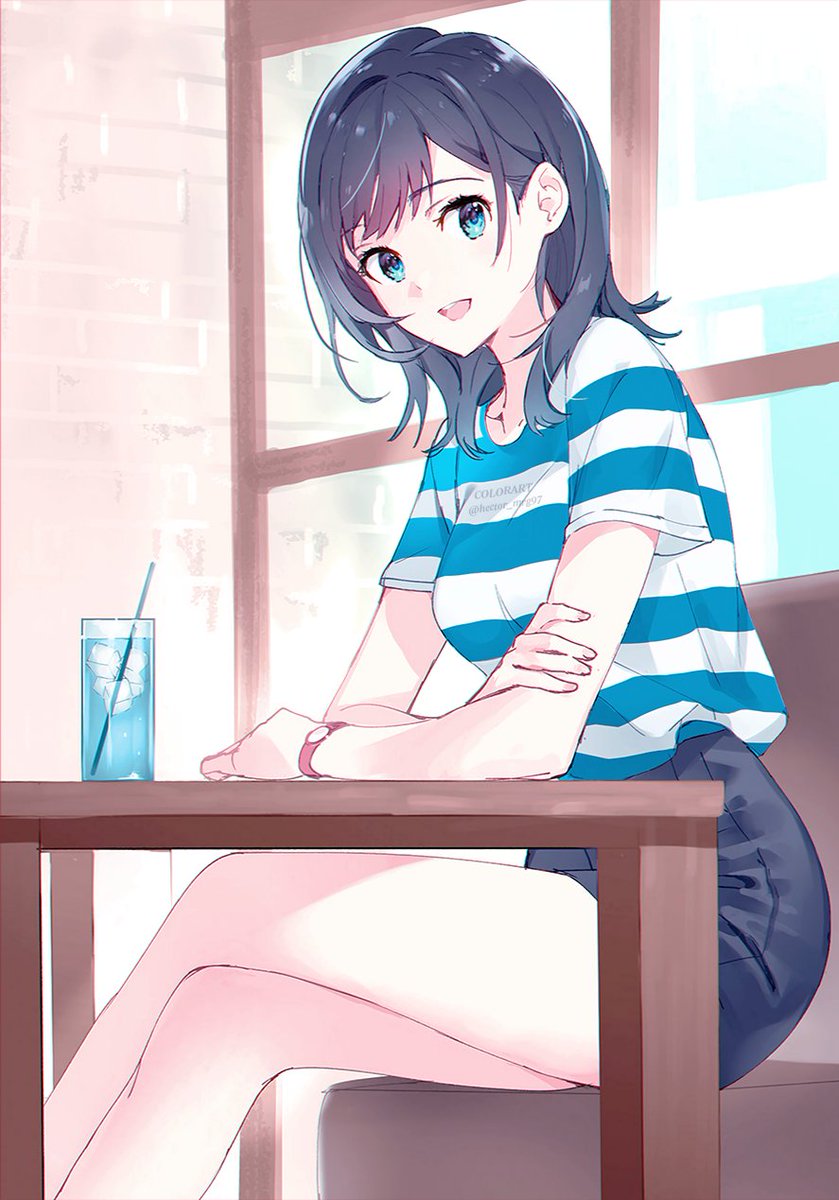 Héctor_Sán ️ on Twitter Chiramune Color Art : r/ChitosekunRamune