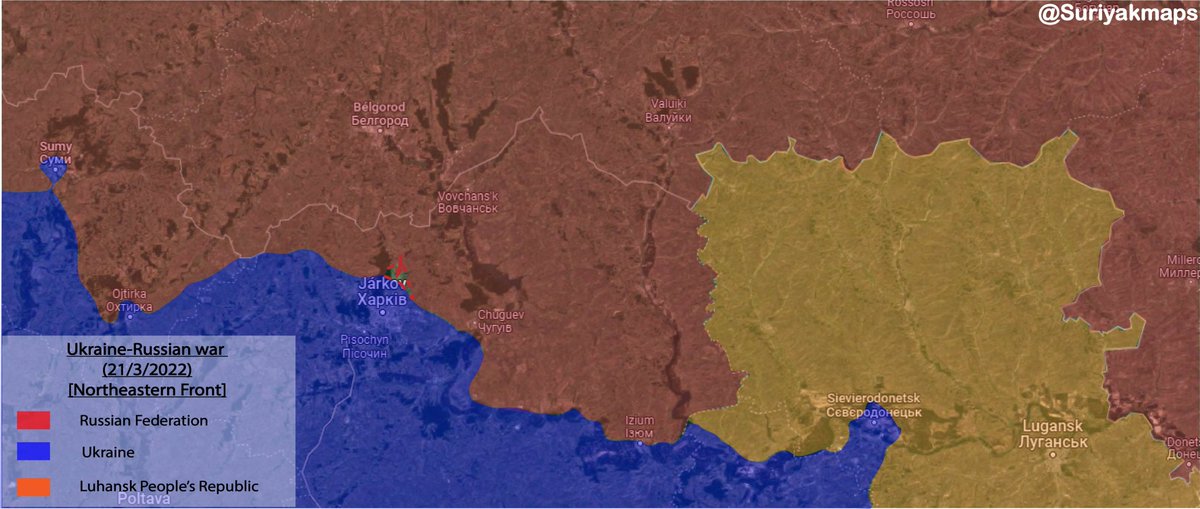Thread by Suriyakmaps: New map of #Ukraine during the next minutes ...