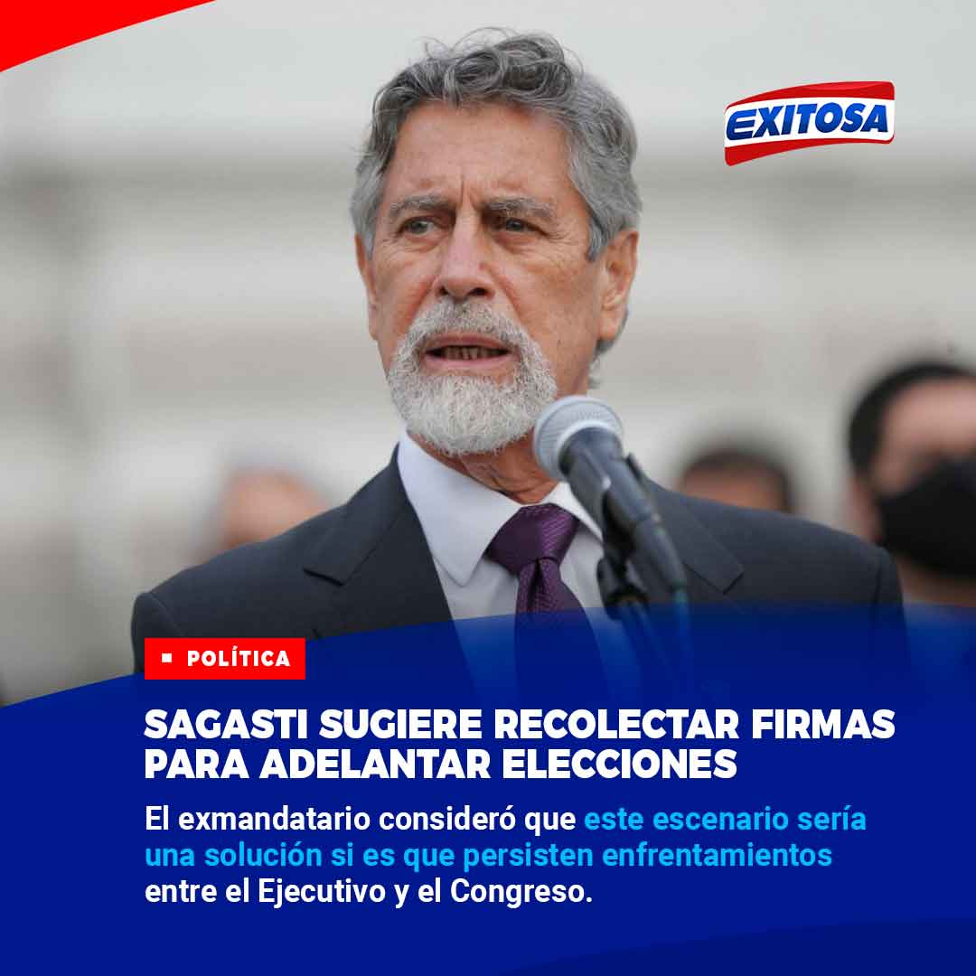 Exitosa Noticias On Twitter 🔵🔴el Expresidente Francisco Sagasti Dijo