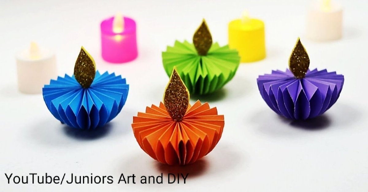 Diy Paper Candle Holders
