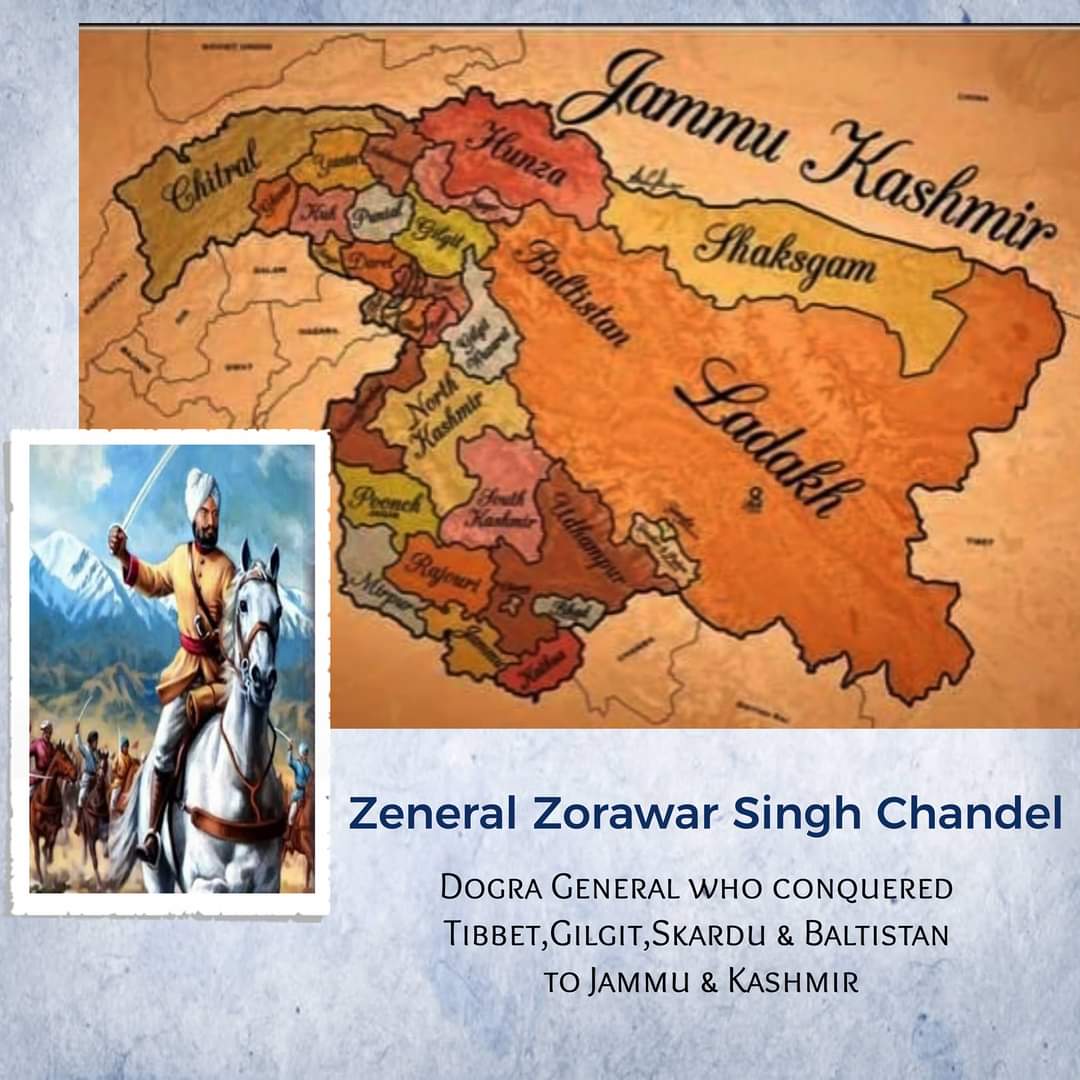 🌺General Zorawar Singh Chandel (Kalhuria) - The General who conquered ...