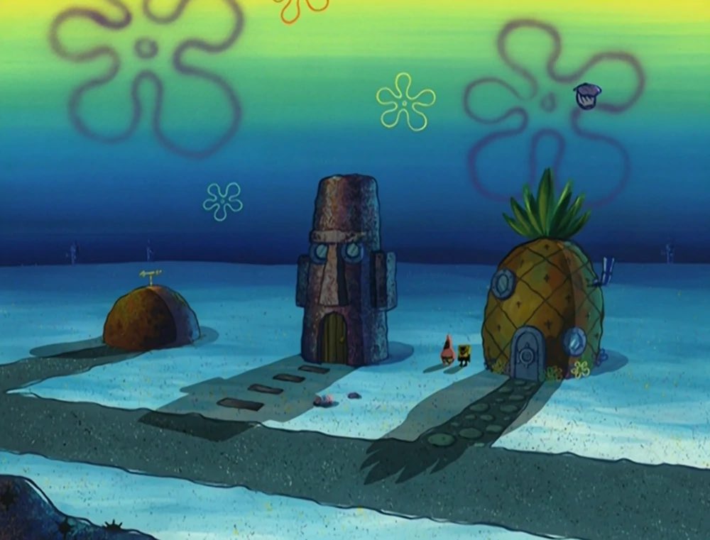 Spongebob Patrick And Squidward House