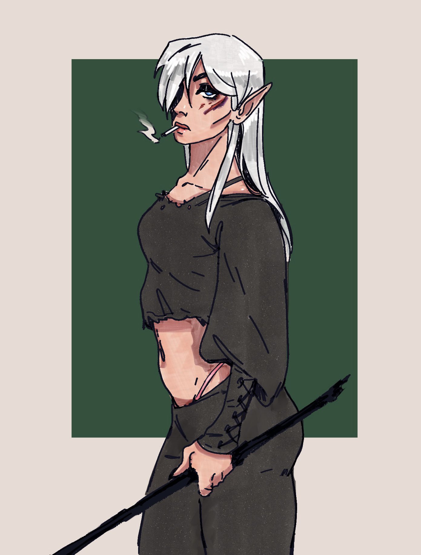 🔮 𝔖𝔞𝔪 👺 on Twitter: "Probably one my fav Maeryll looks…idk the cut along the cheek and puffed ...