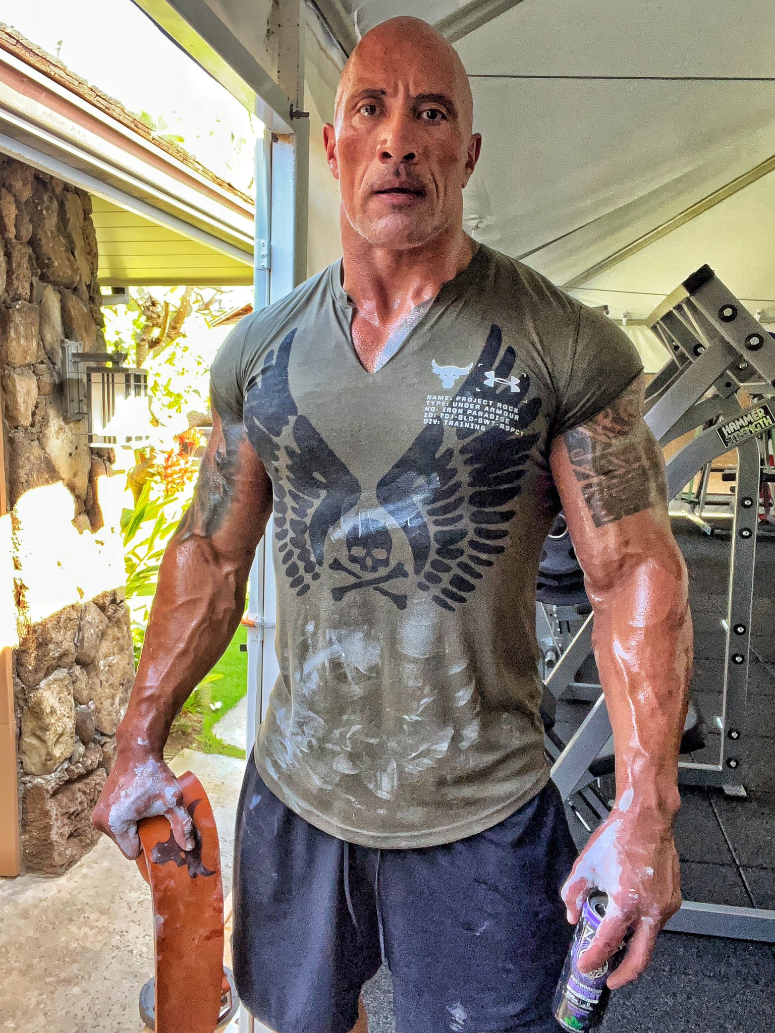 Dwayne Johnson 2022 Muscles