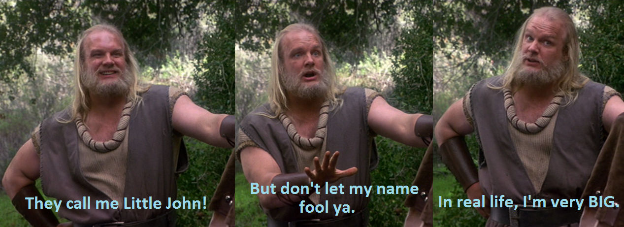 Robin Hood And Little John Men In Tights