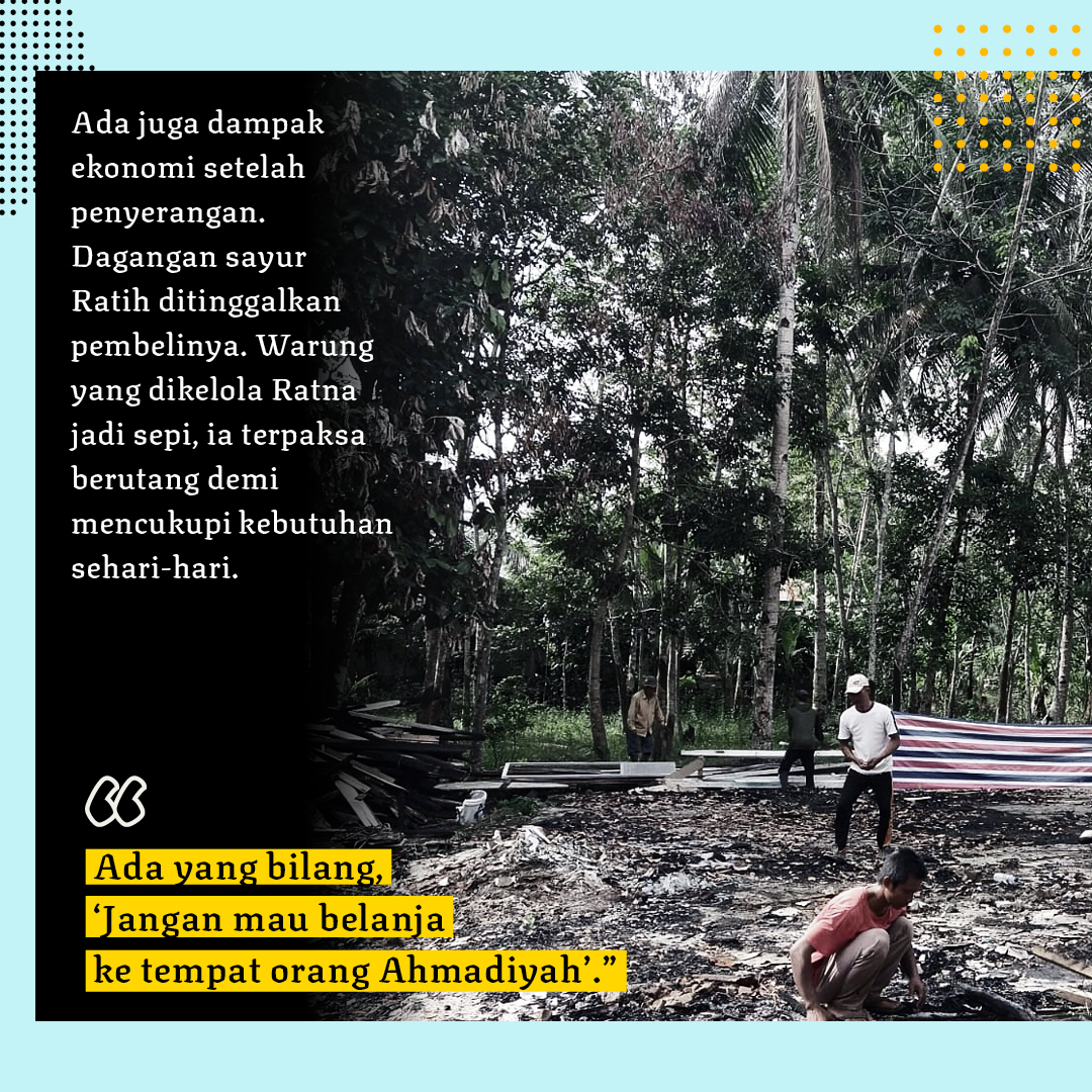 Project Multatuli on Twitter: "Tak hanya mengalami trauma, ekonomi warga juga memburuk. Mereka ...