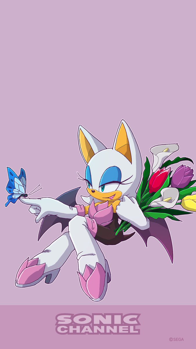 「New official artwork of Rouge the Bat fo」|Tails' Channel · Sonic the ...
