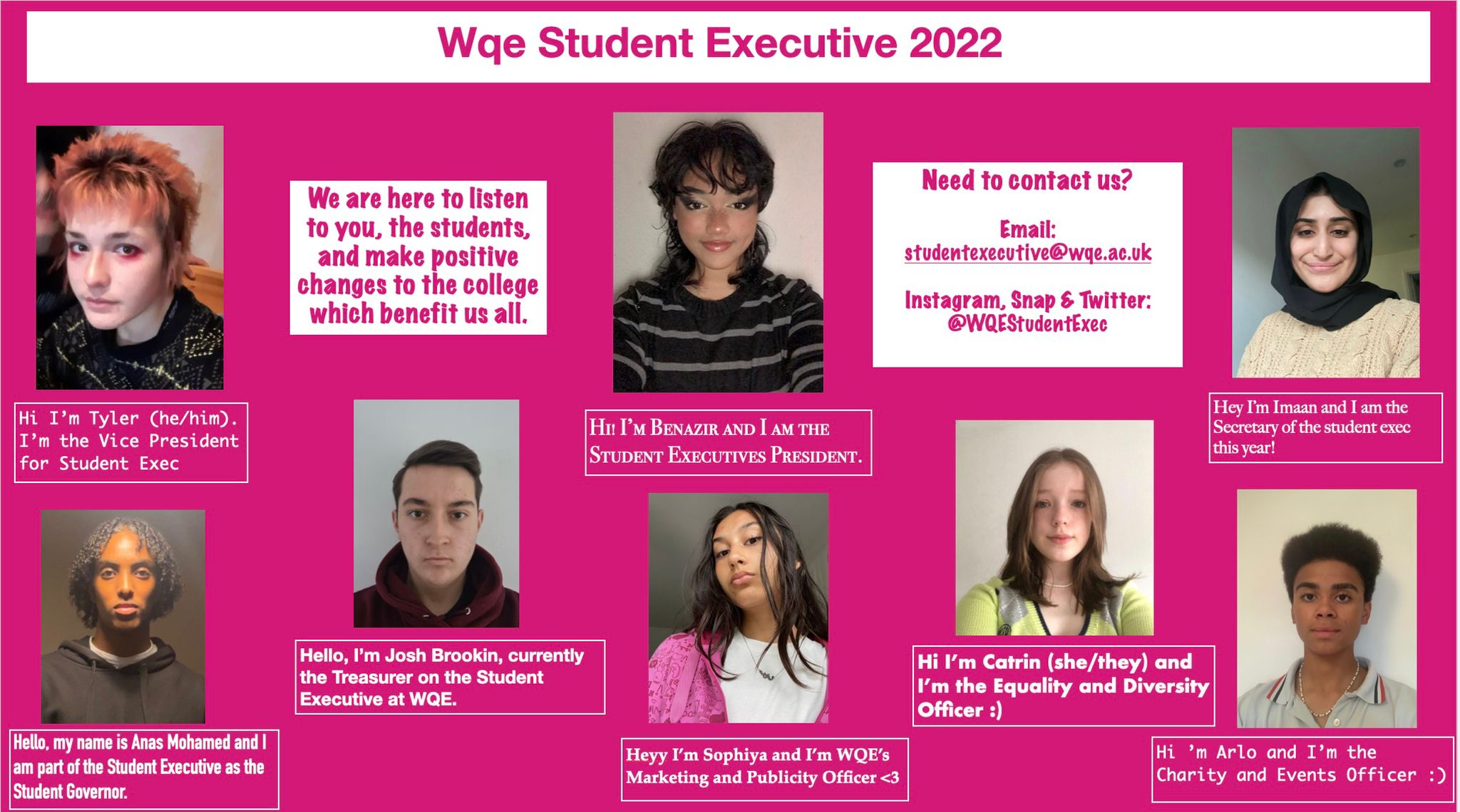 WQE Student Exec on Twitter: "The Student Executive for 2022: https://t.co/QfSxJEfIzM" / Twitter