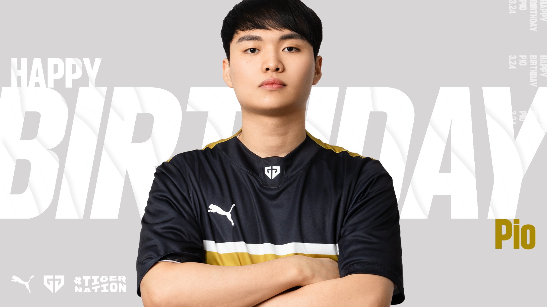 젠지 이스포츠 | Gen.G Esports on Twitter: "🎉#Happy_Pio_Day🎉 차승훈 젠지 절대 종신해 오늘은 영원한 젠전드 @GenG_Pio 님의 ...