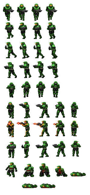 Sprite Sheet Halo