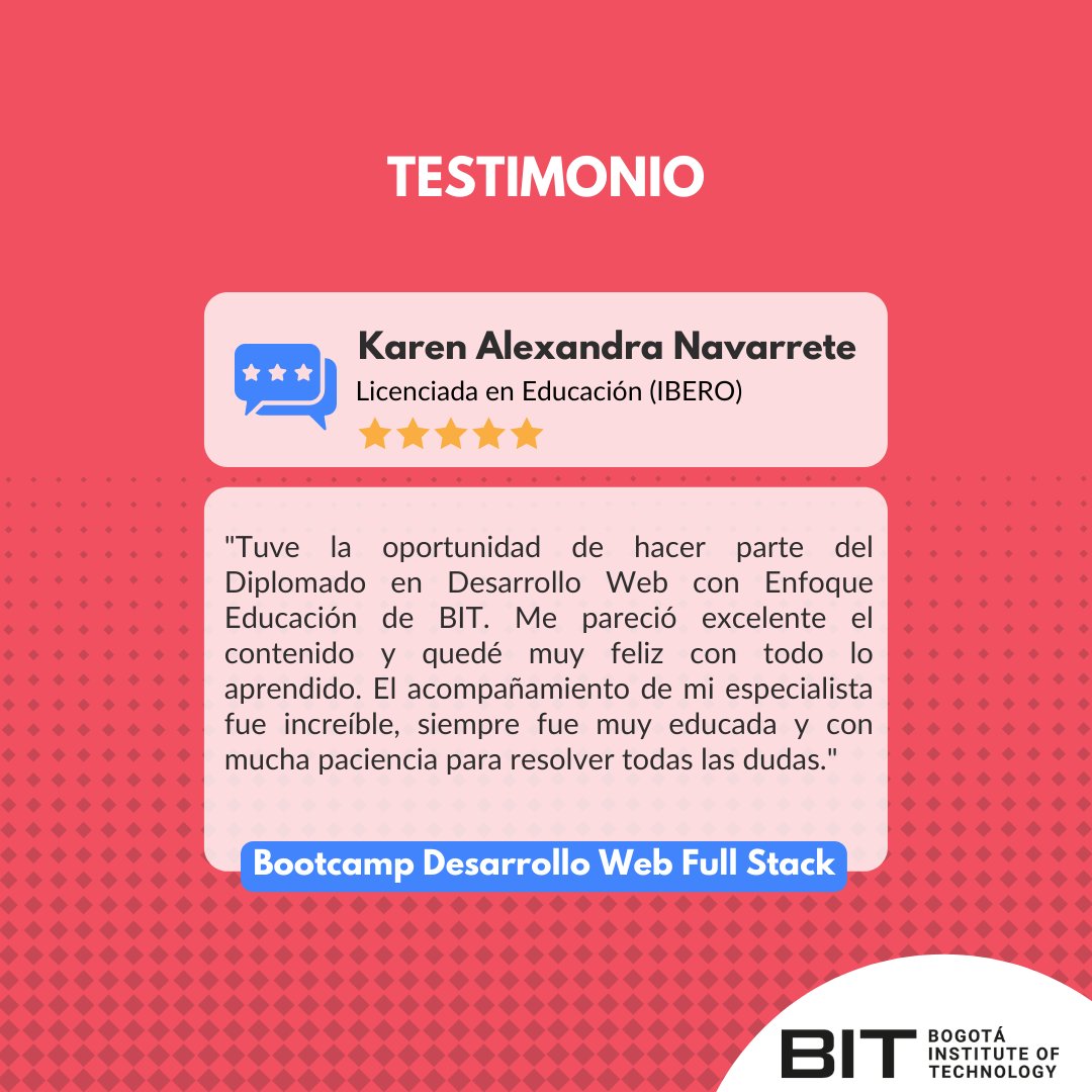 BIT - Bogotá Institute of Technology on Twitter: "🔝💪 tú también puedes aprender desde 0 y ...